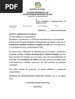 Modelo de Comunicação Interna Prefeitura | PDF