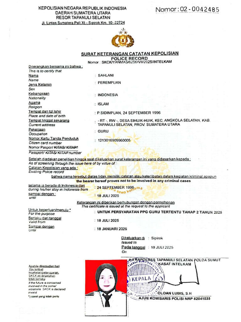 SKCK Sahlani Compressed | PDF