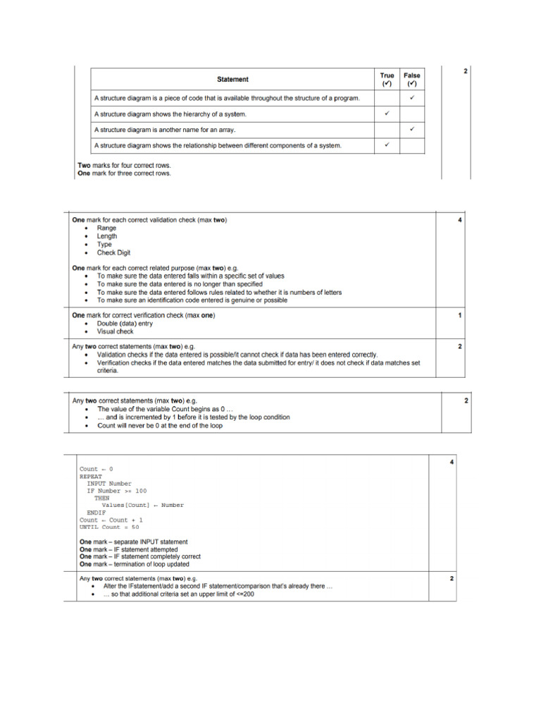 Cs Mock Paper 2-Marking Scheme-Feb 2025 | PDF
