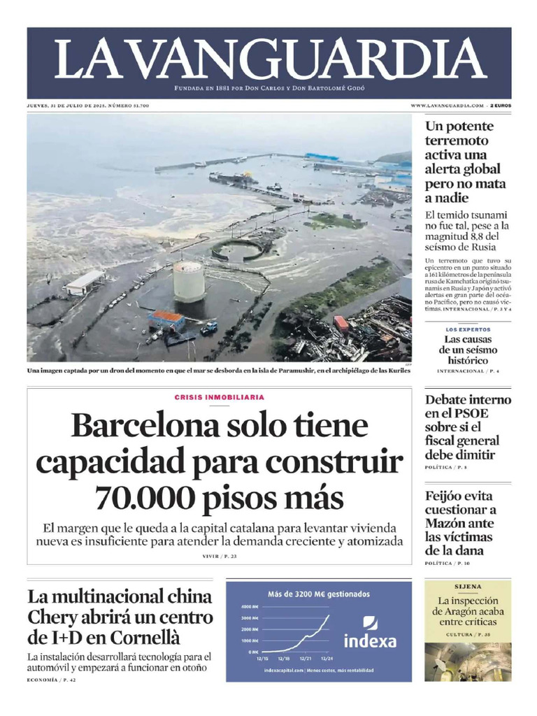 31 07 25 La Vanguardia | PDF
