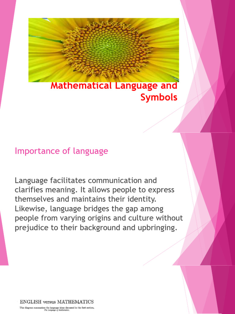 Mathematical Language and Logic Concepts | PDF | Numbers | Logic