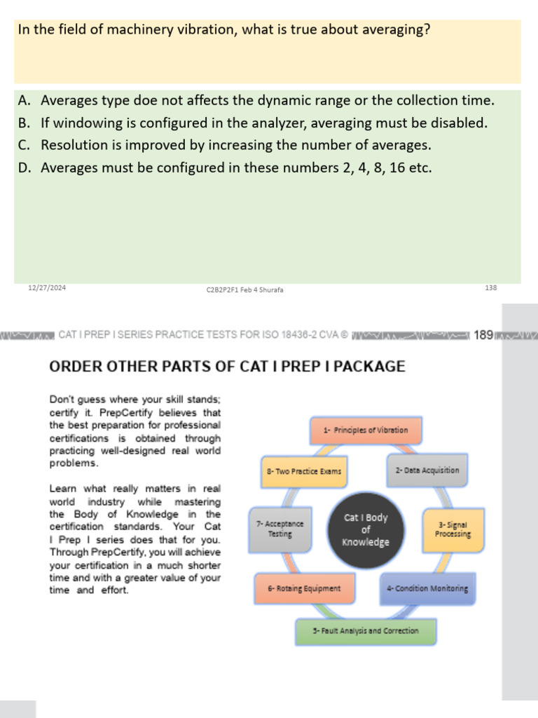 Vibration Analyzer Configuration Question 4 PDF | PDF