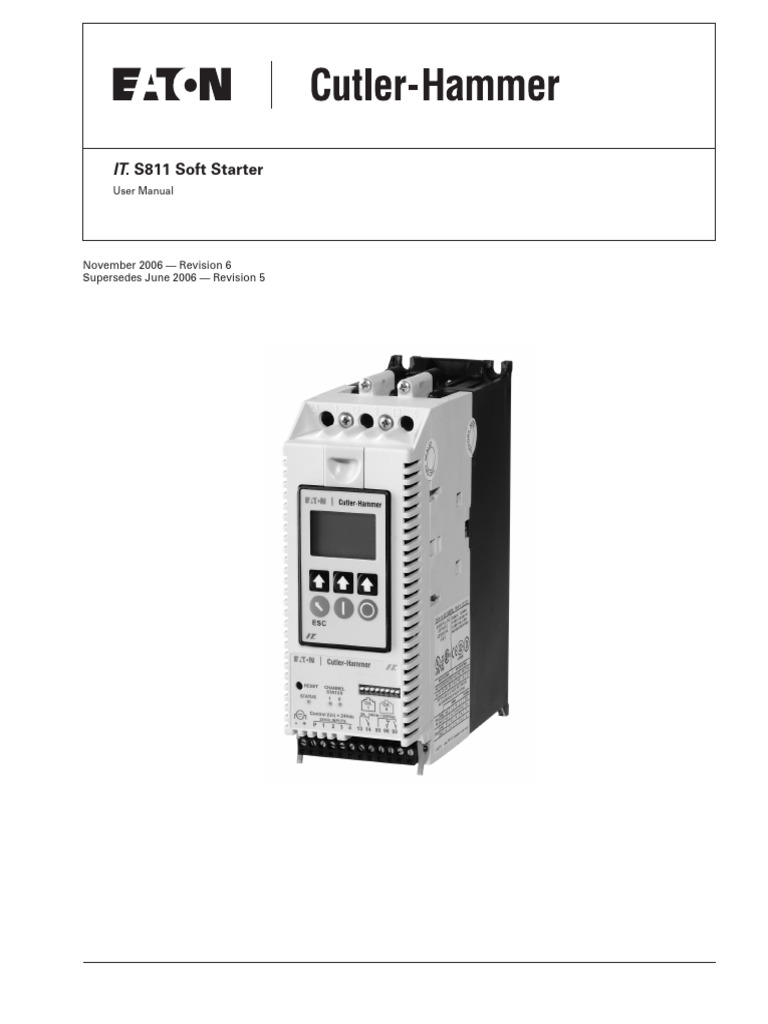 Eaton s811 Soft Start Manual | PDF | Tort | Electricity