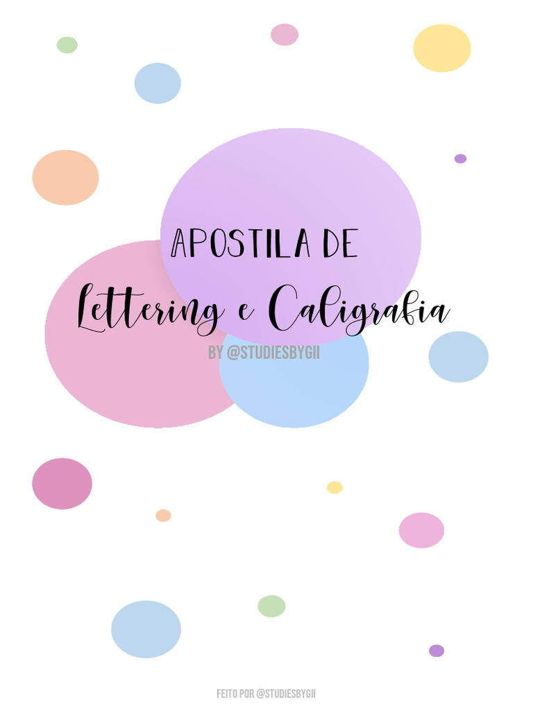 Apostila Lettering e Caligrafia Moderna. | PDF
