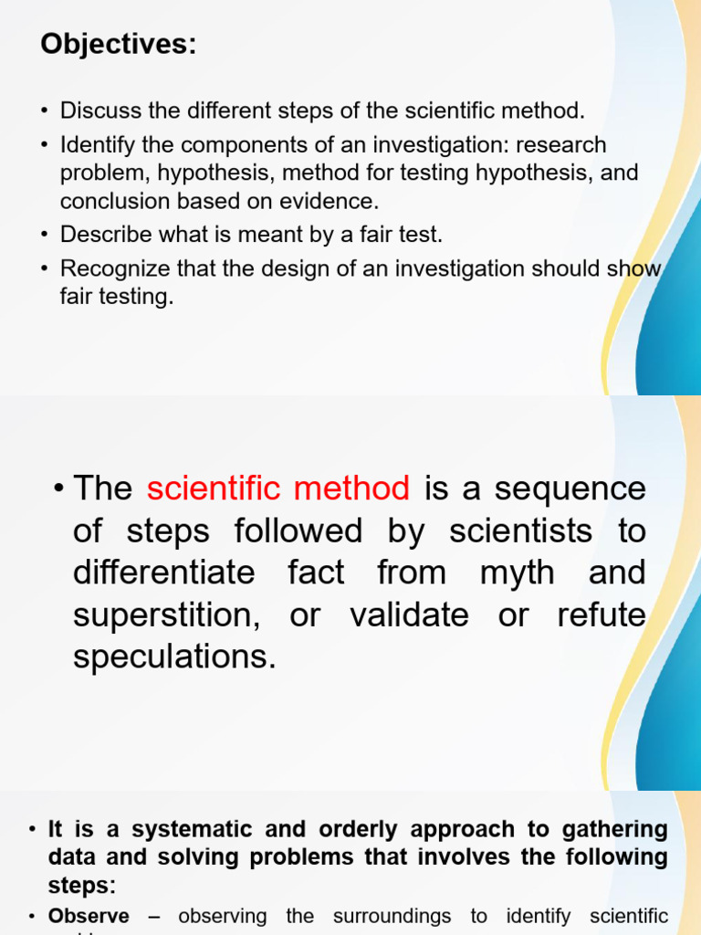 Scientific Investigations | PDF | Hypothesis | Experiment