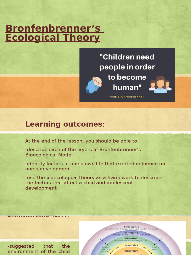 Understanding Bronfenbrenner's Model | PDF | Scientific Theories ...