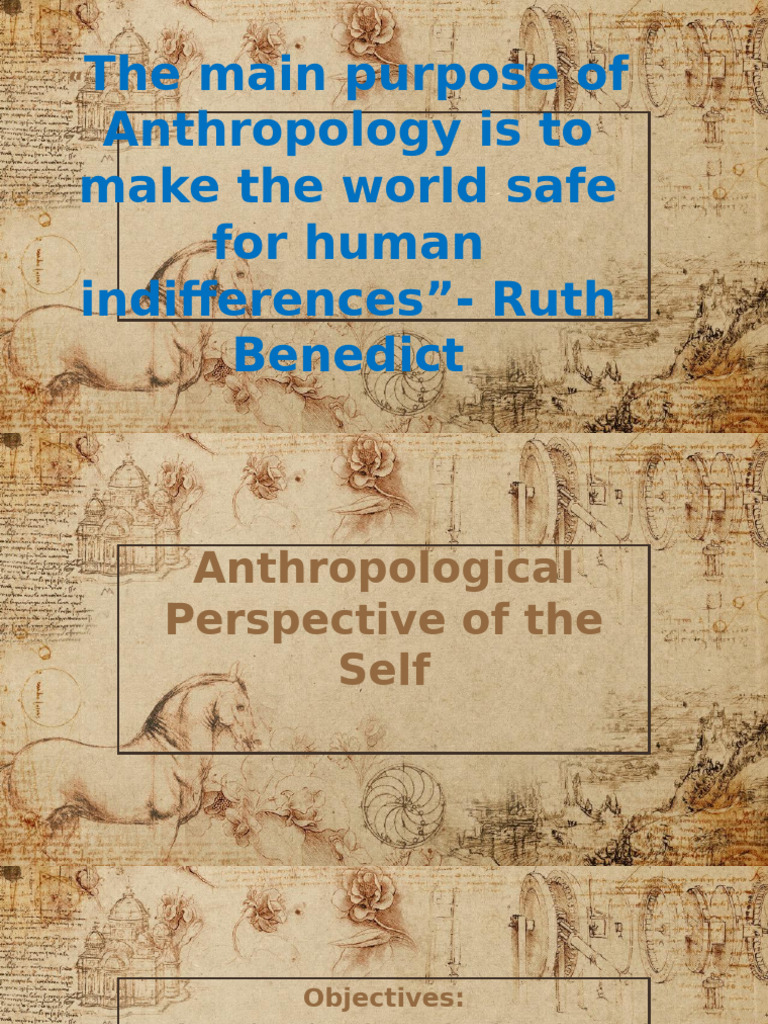 Unit 1 Lesson 3 Anthropological Perspective 2 | PDF | Anthropology | Self