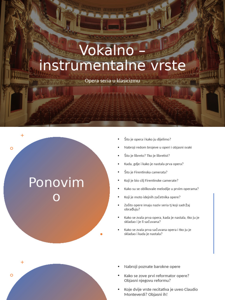 Opera U Klasicizmu - C .W. Gluck | PDF