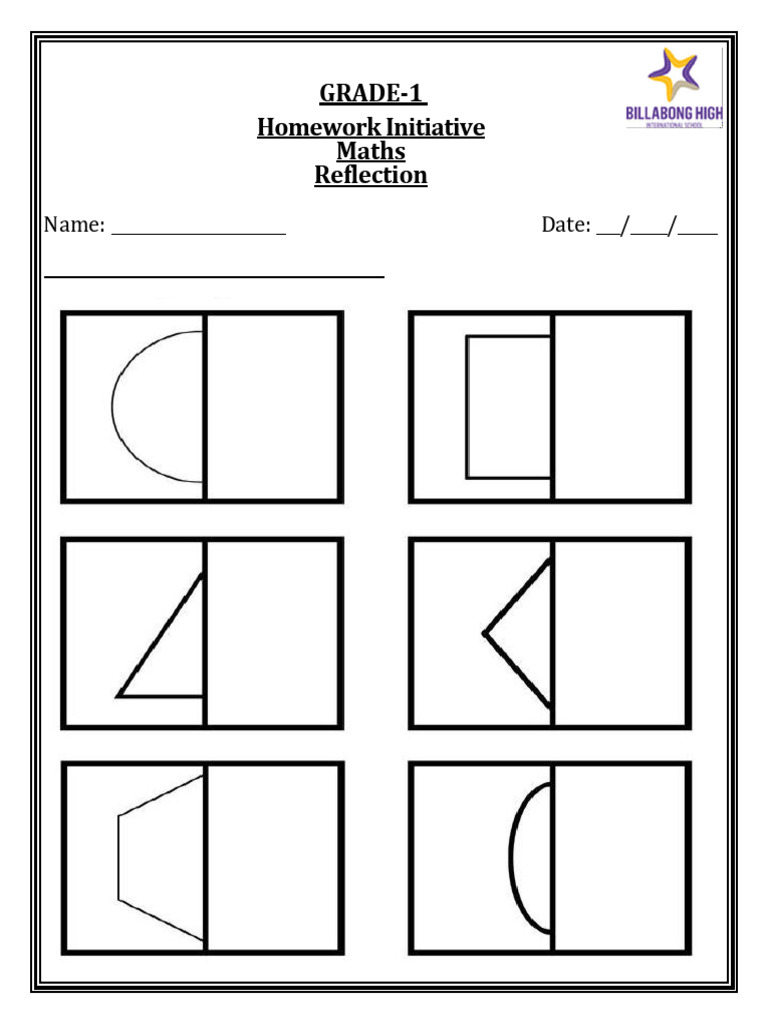 Grade 1 Maths Homework Reflection | PDF