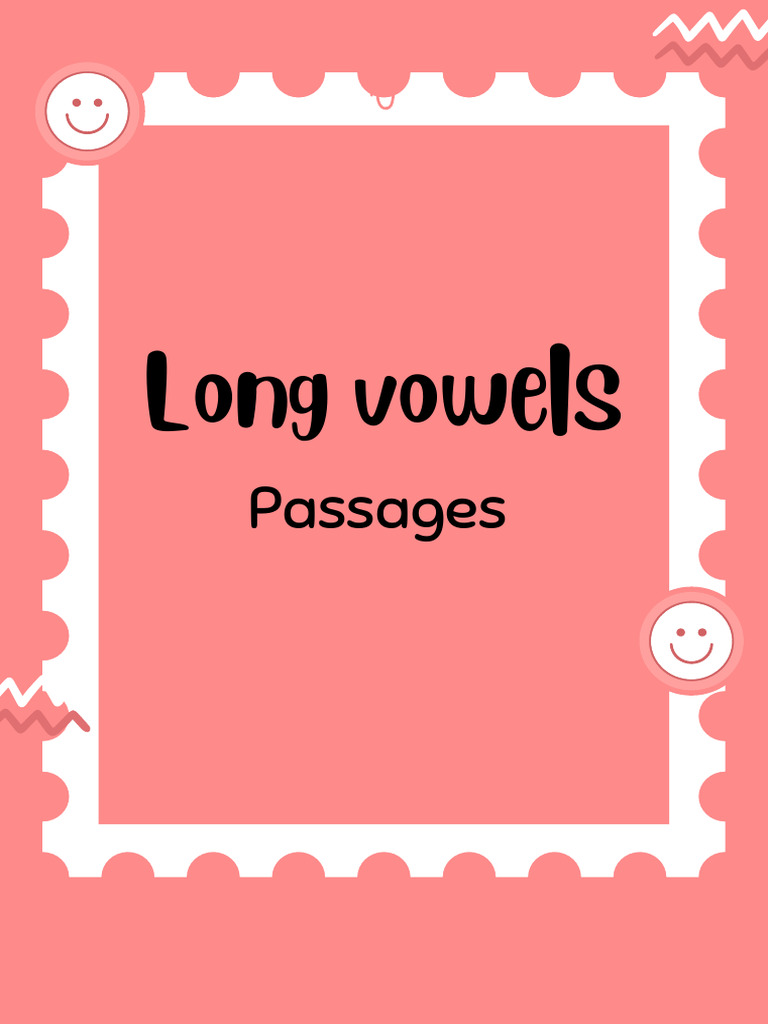 Long Vowels Reading PDF | PDF