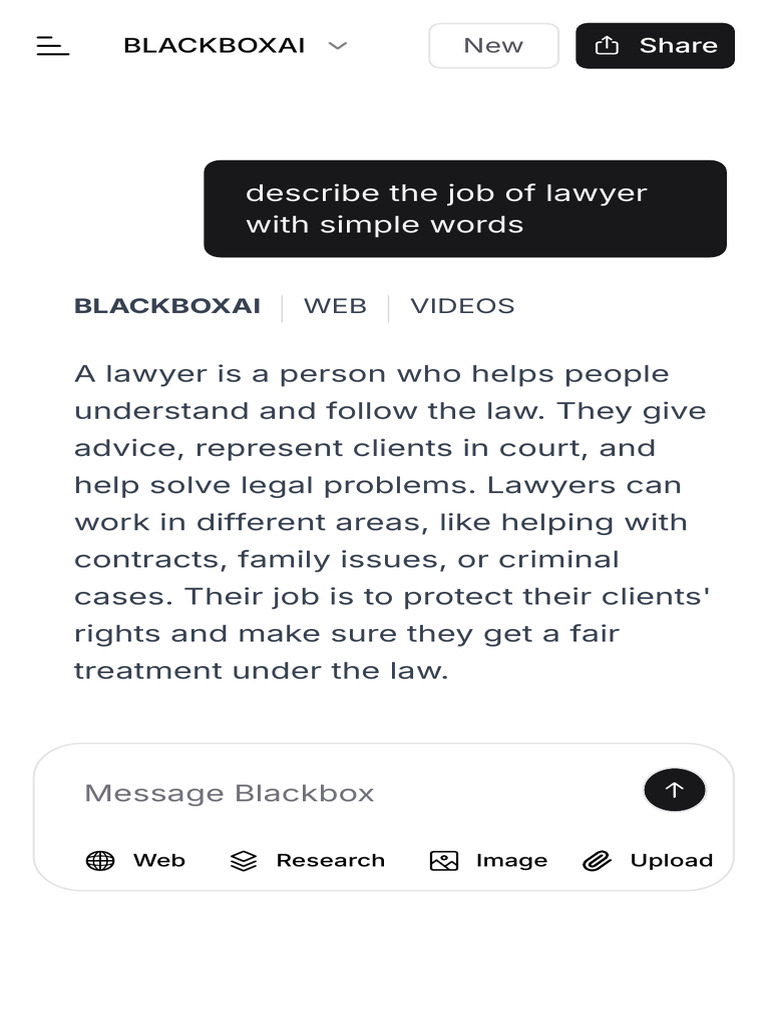 Describe The Job of Lawyer With Simple Words | PDF