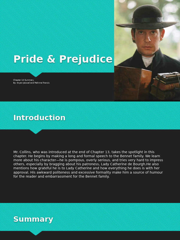 Chapter 14 Summary of Pride & Prejudice | PDF | Pride And Prejudice
