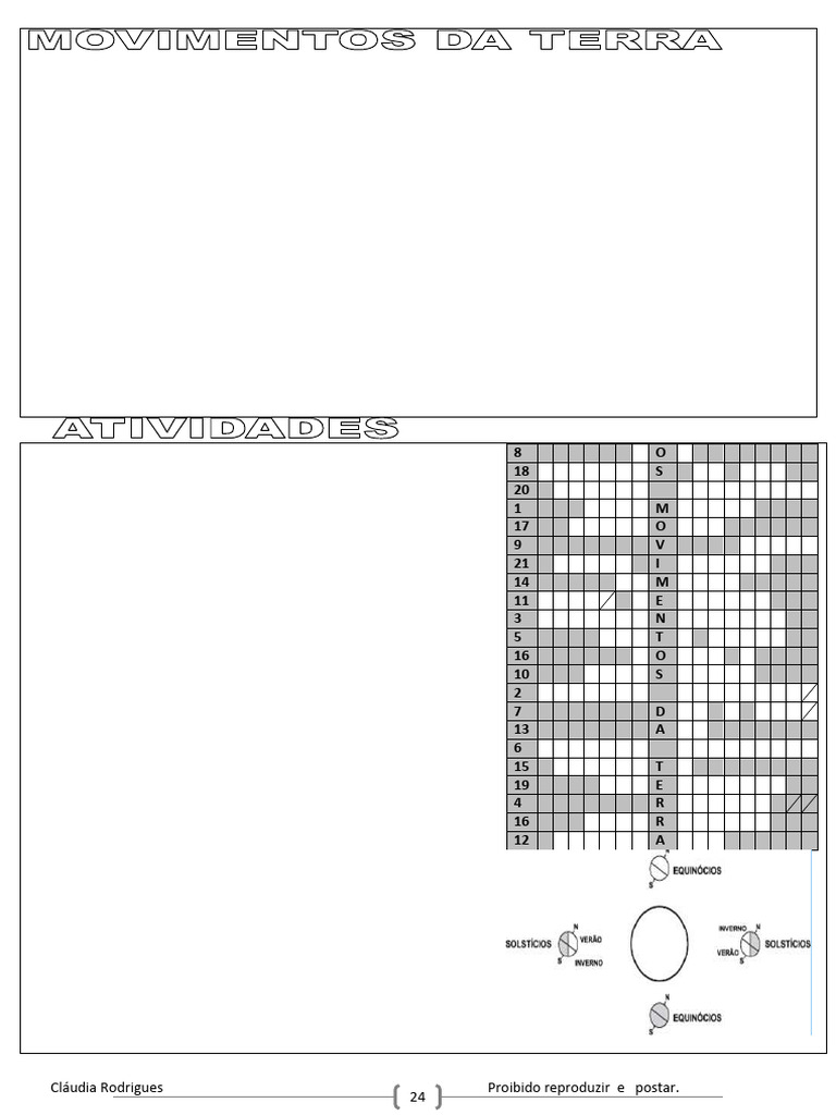 Movimentos Da Terra | PDF | Terra | Planetas