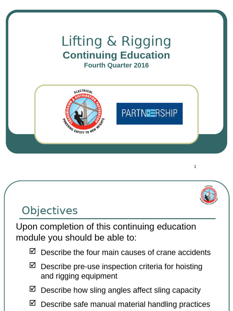 Lifting and Rigging Safety Guidelines | PDF | Crane (Machine) | Forklift