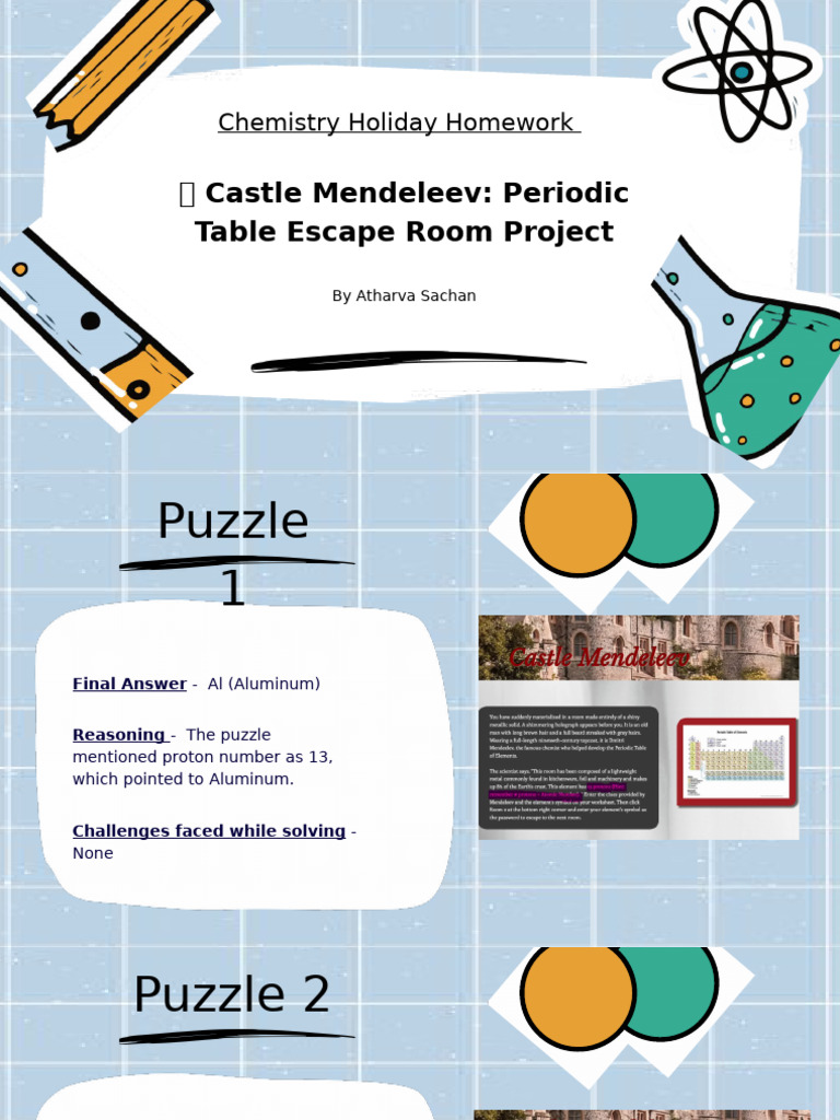 ? Castle Mendeleev Project by Atharva Sachan | PDF
