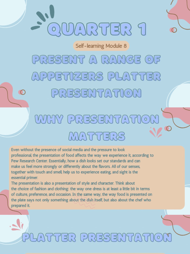 q1 Module 8 Cookery PPT 12 H.E. A | PDF