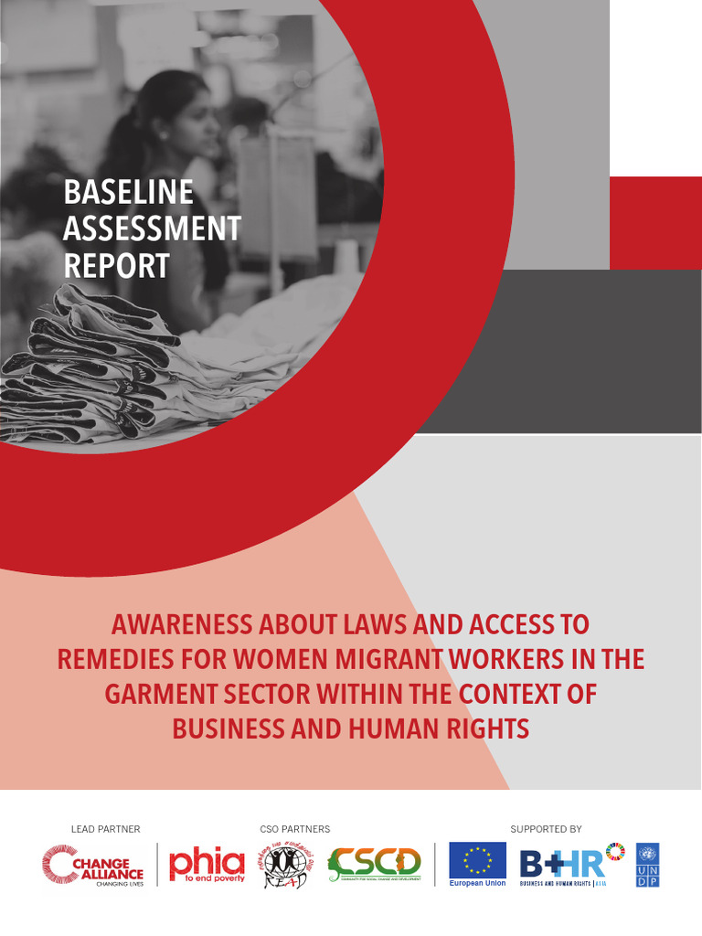 Baseline Assessment Report | PDF | Employment | Migrant Worker