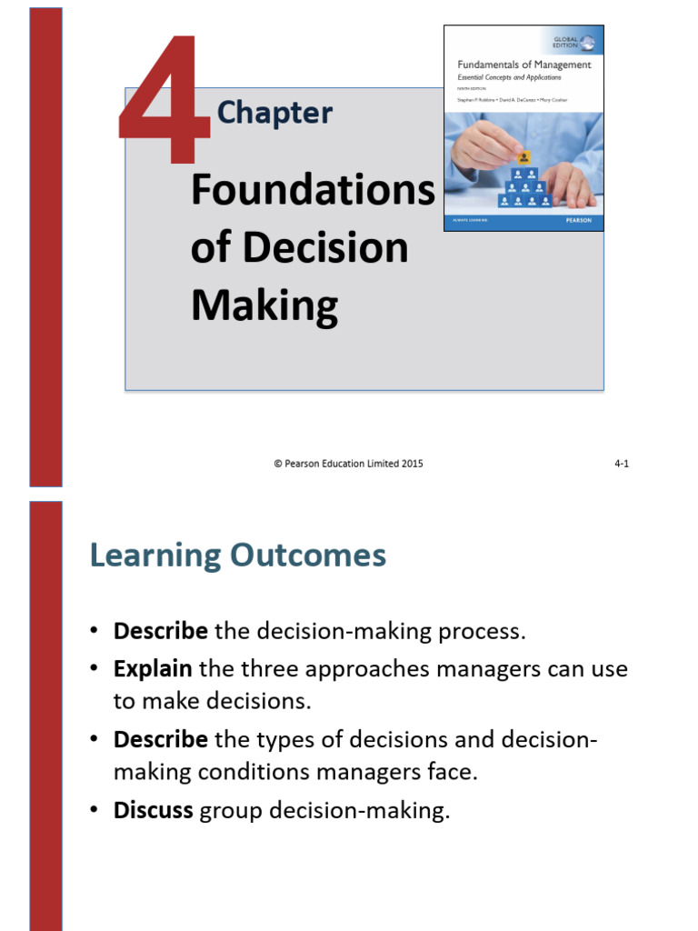 Ch04 - Foundations of Decision Making | PDF | Decision Making | Rationality