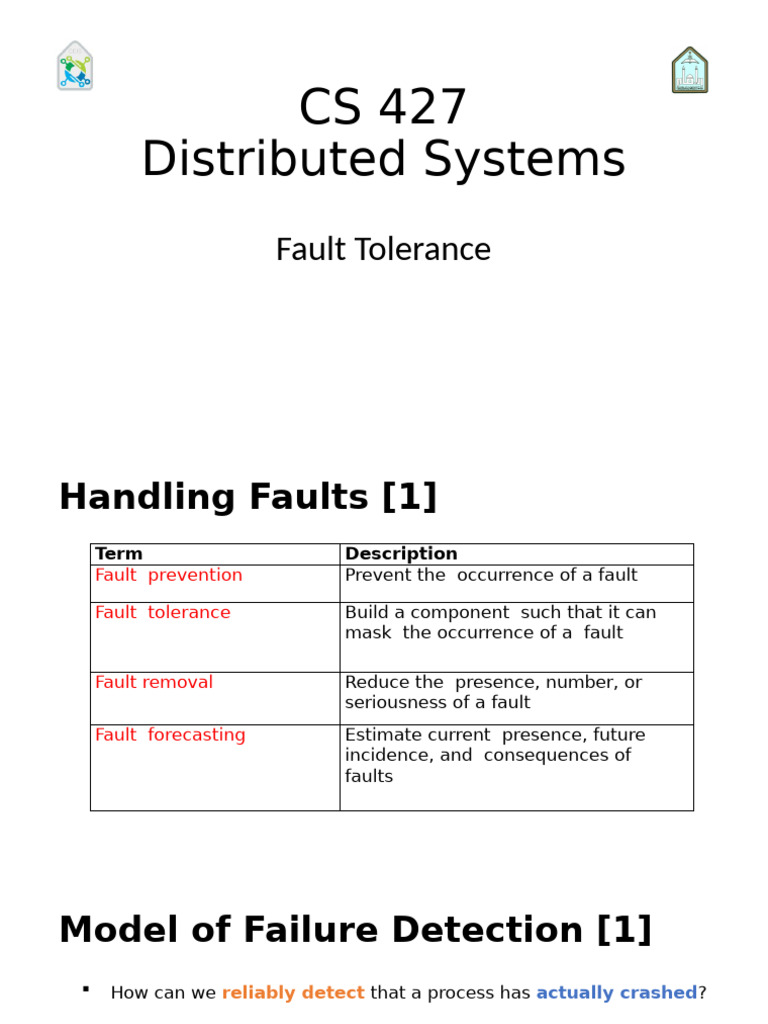 04.1 Fault Tolerance 2 | PDF | Replication (Computing) | Databases