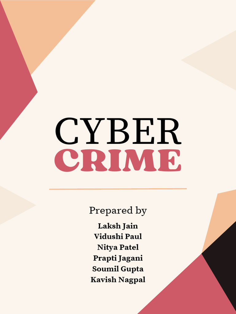 Cream Pink Creative Geometric Project Proposal Cover Page A4 | PDF