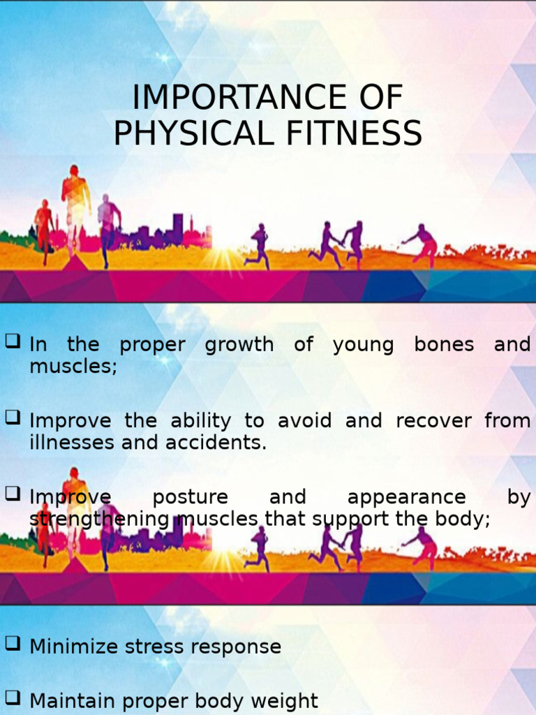 Pathfit 1 Importance of Physical Fitness | PDF