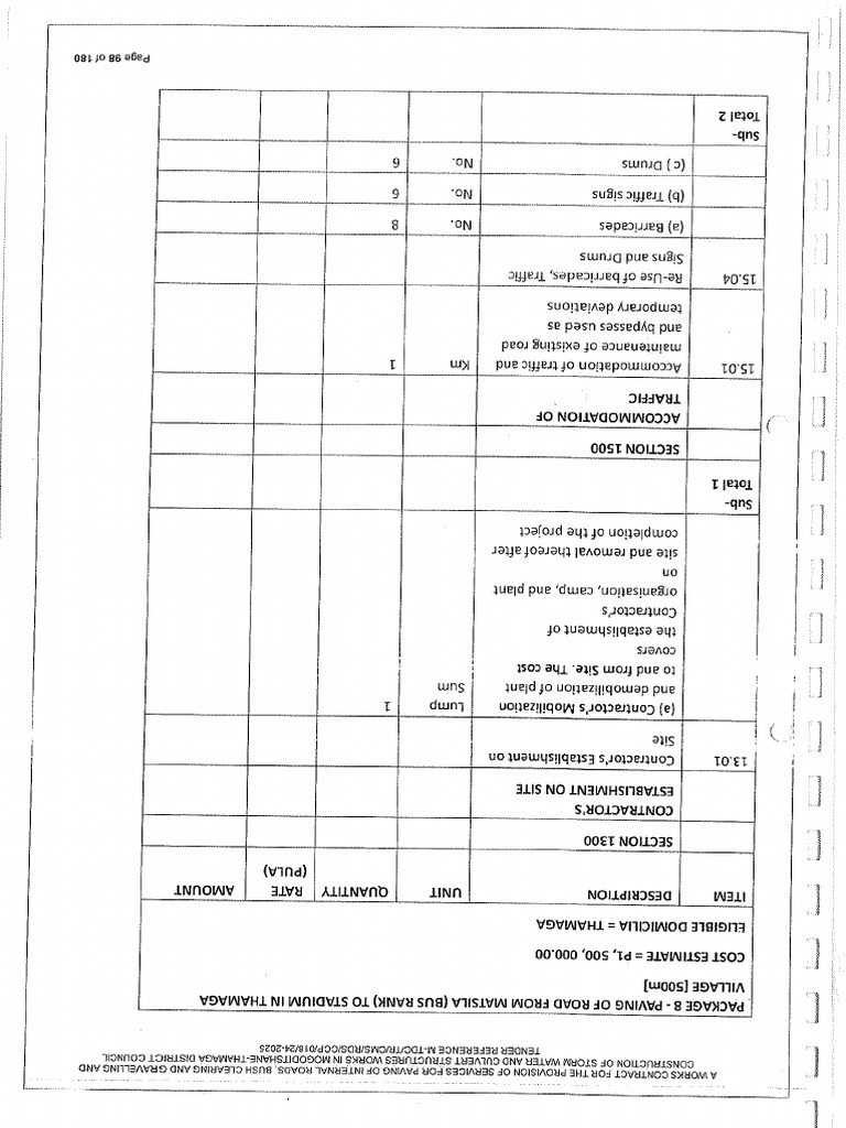 Page Tender | PDF