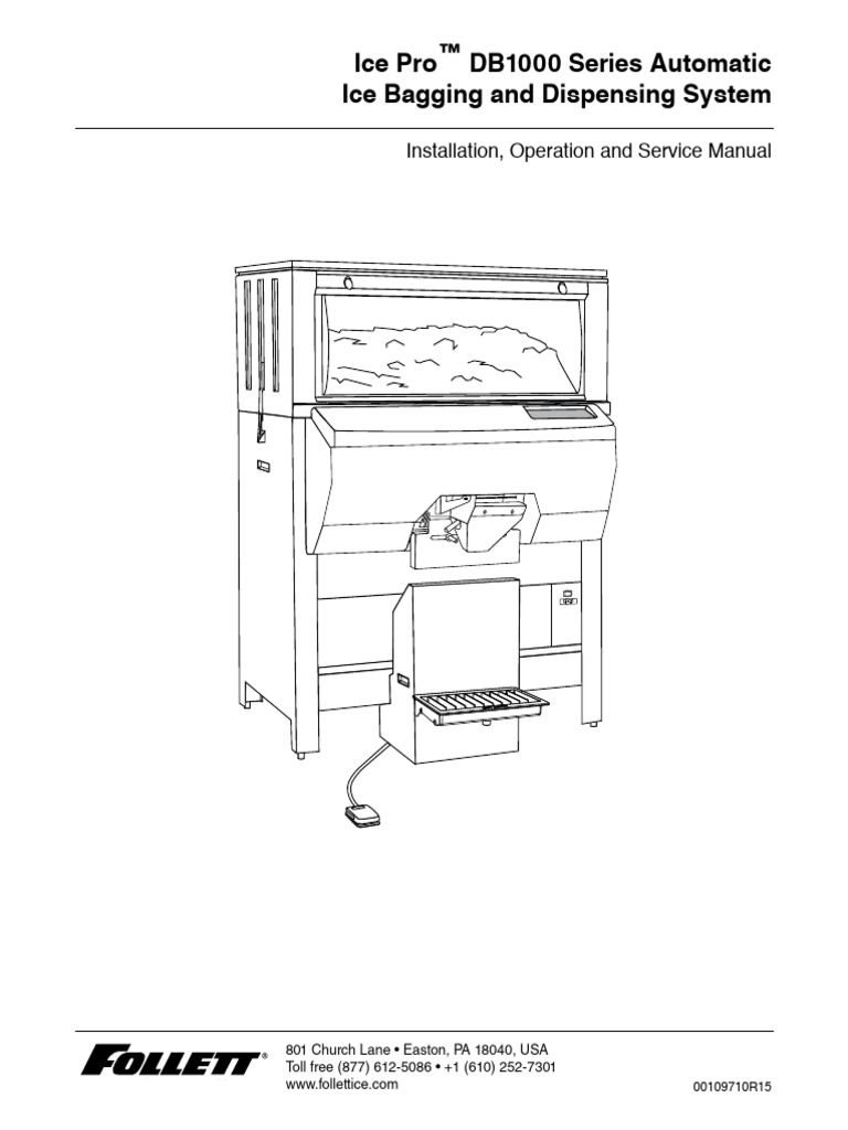 Ice Pro DB1000 Series Automatic Ice Bagging and Dispensing System | PDF ...