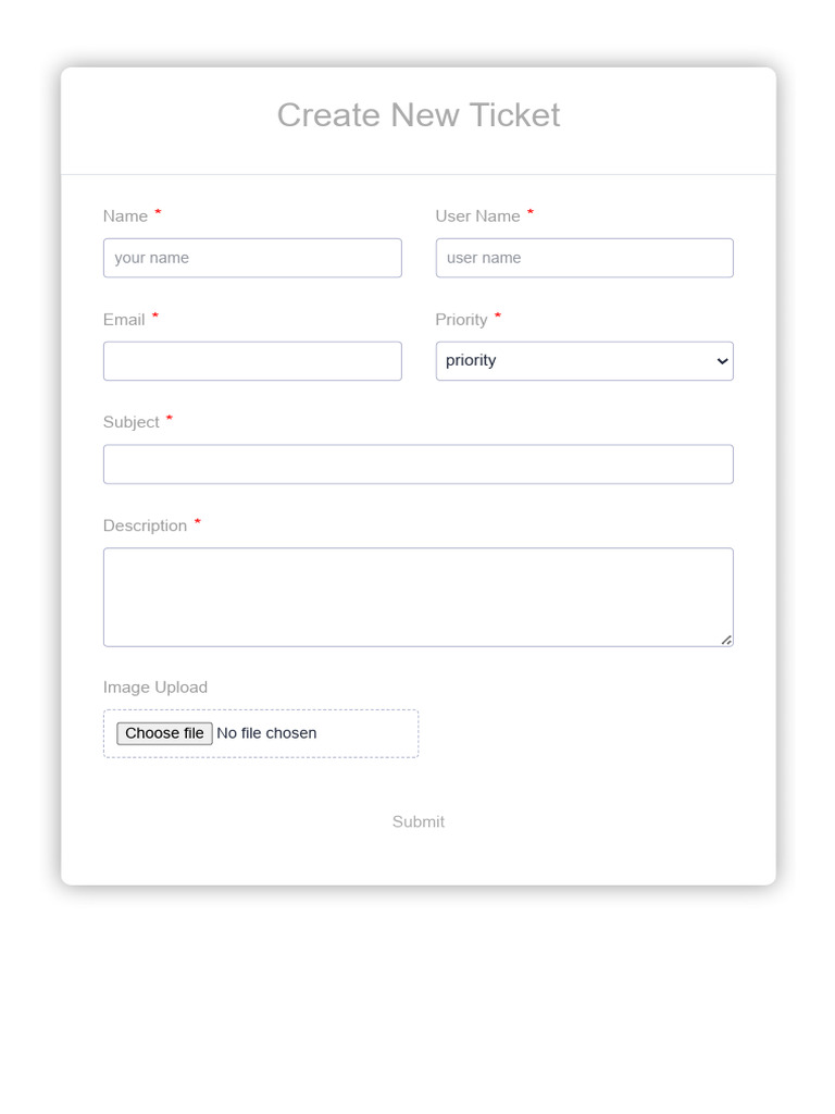 Create New Ticket | PDF