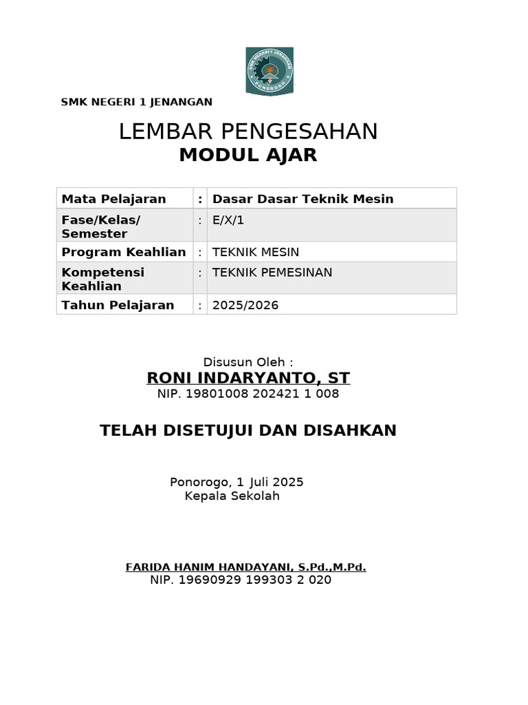 Modul Dasar Mesin Bubut Dan Mesin Frais | PDF