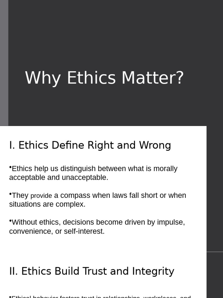 Business Ethics Lesson 1 | PDF
