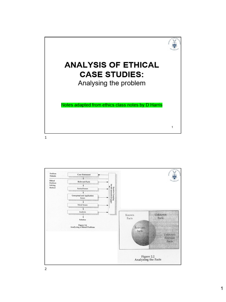Ethical Analysis of Case Studies | PDF | Causality