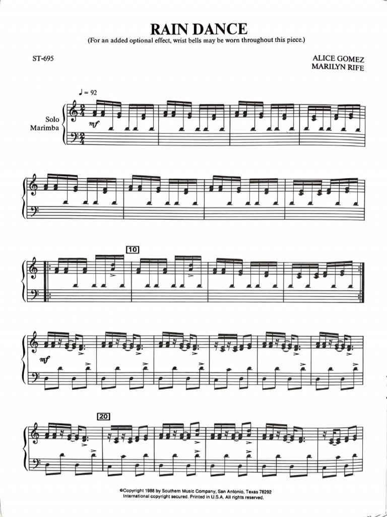 Rain Dance | PDF