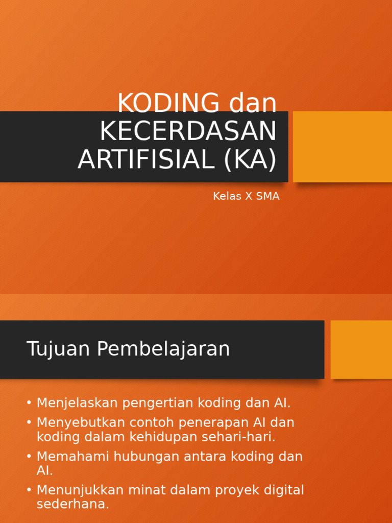 Dokumenb Tentang Slide - Koding - Dan - KA - Kelas10 | PDF