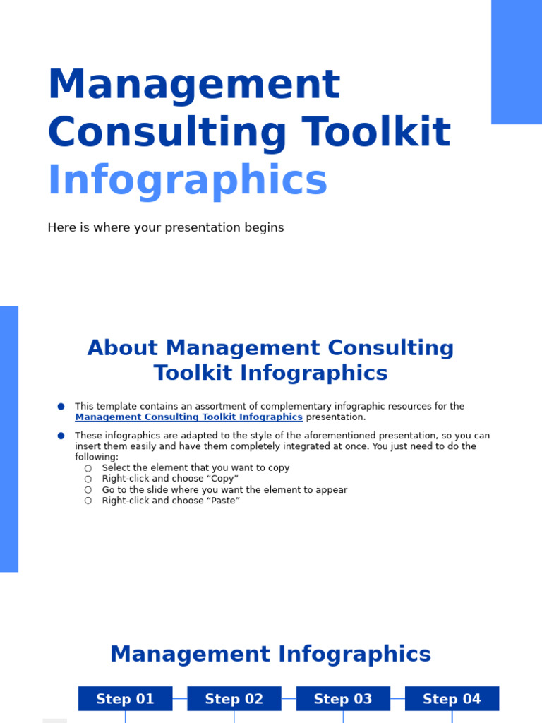 Management Consulting Toolkit Infographics by Slidesgo | PDF | Planets ...