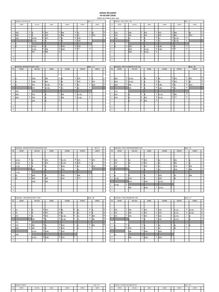 Kma 140 Aplikasi Jadwal Simpatika Mi Cekok 2024 | PDF