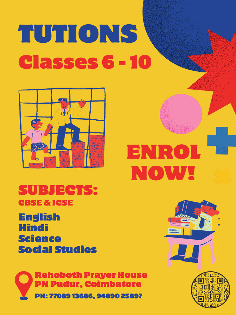 Tutions - Offline Classes Poster | PDF