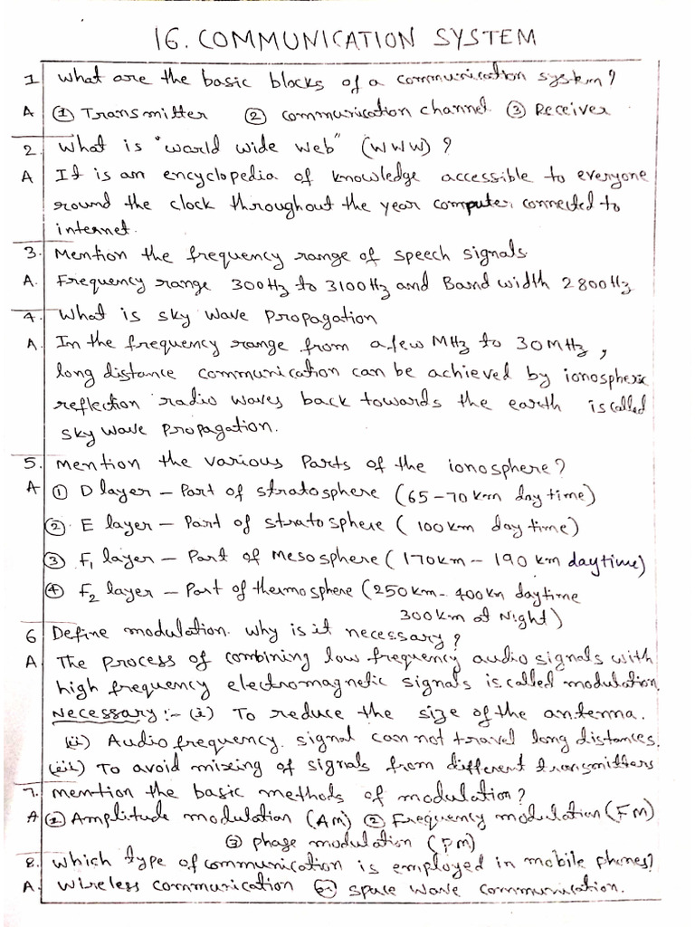 Communication System | PDF