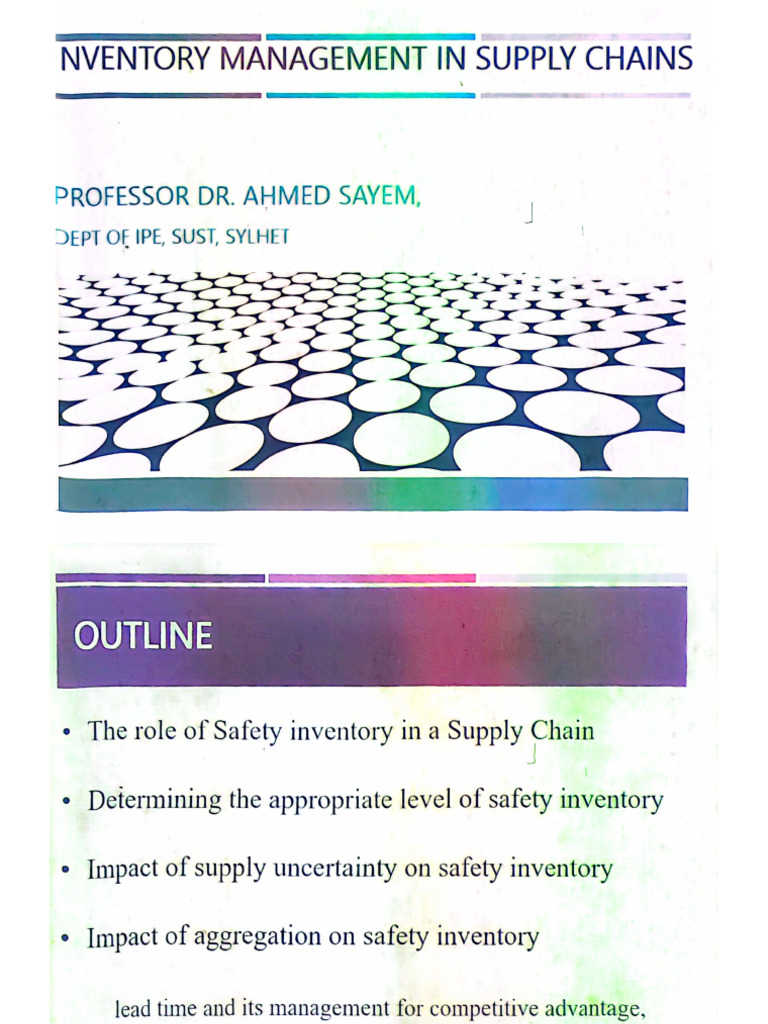 Inventory Management in Supply Chains | PDF