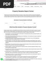 Property Valuation Certificate Format | PDF | Real Estate Appraisal | Economies