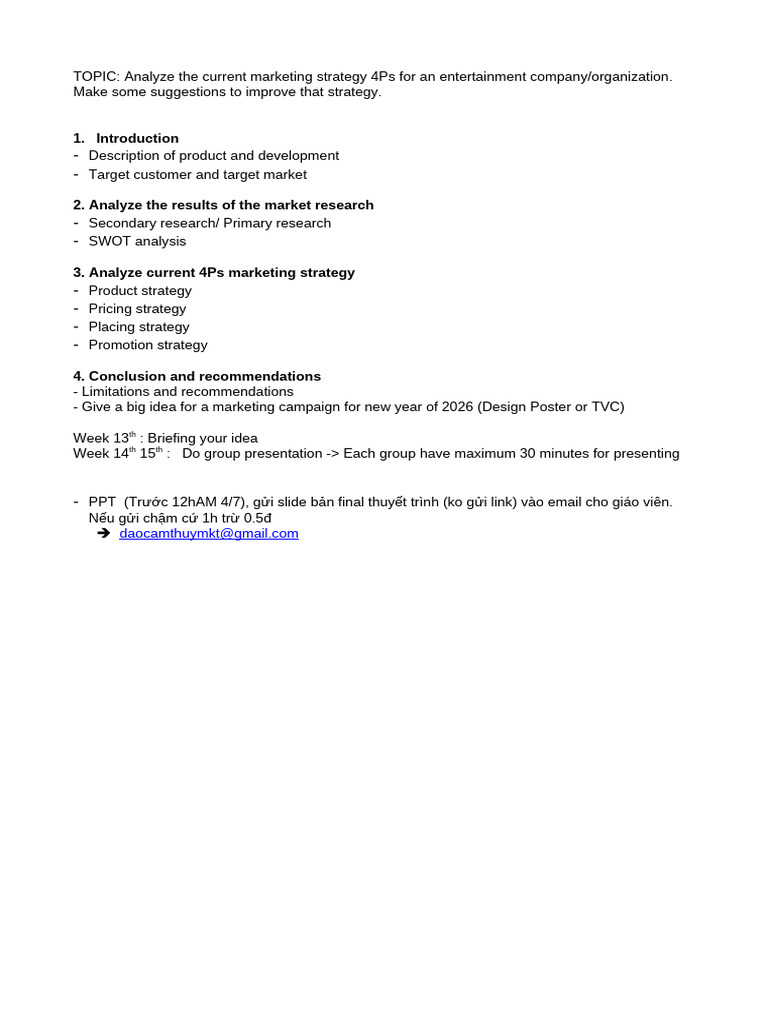 Group Presentation | PDF