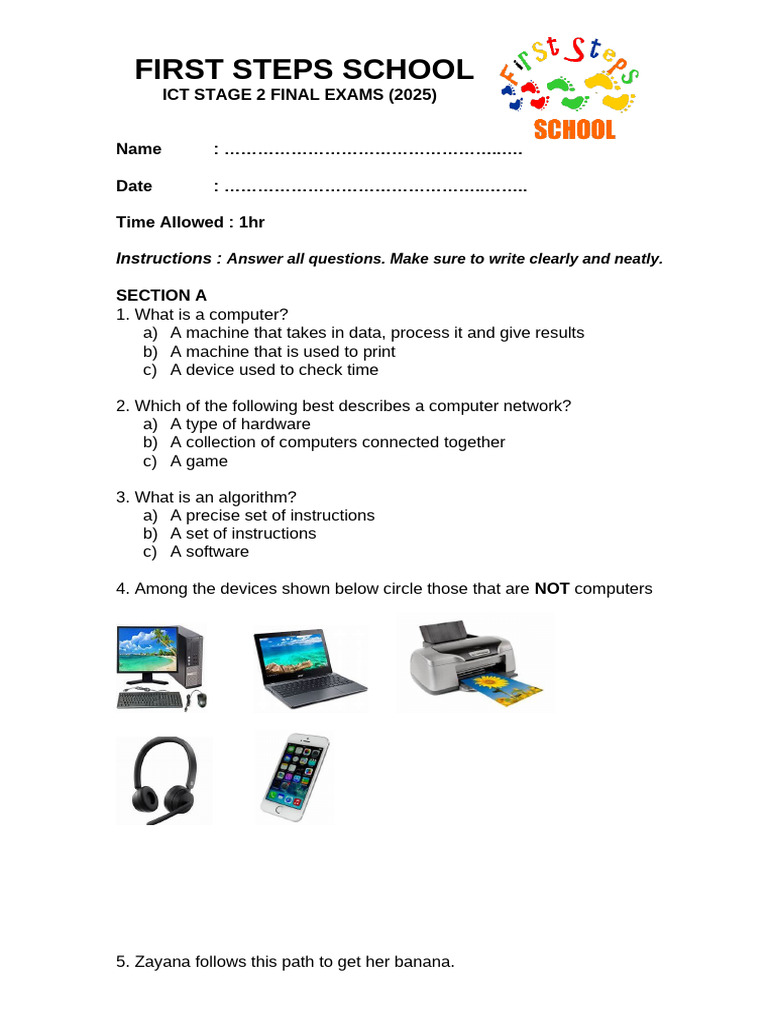 Year 2 Ict Final Paper - 2025-1 | PDF | Computer Engineering | Computing