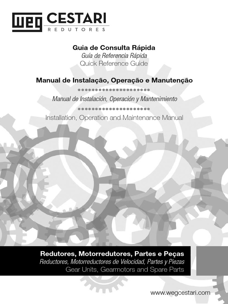 Manual Guia Rpido_WEG-CESTARI_rev02_09-2019 | PDF | Reciclagem | Alternador de energia elétrica