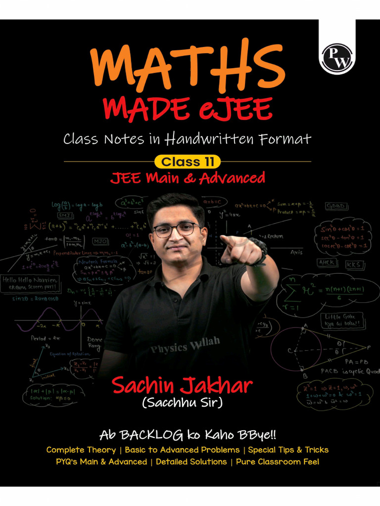 Maths Made Ejee 3 Chapter by Sachin Sir | PDF
