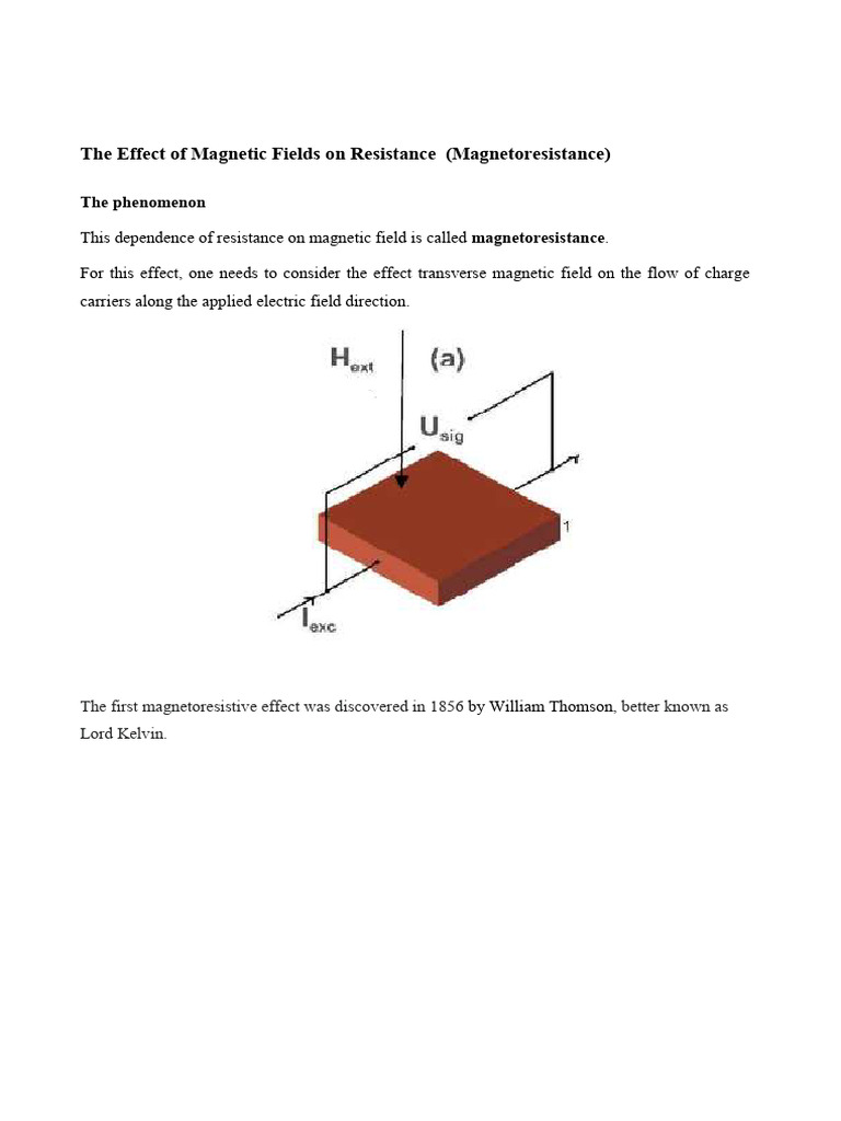 Ordinary, Giant and Colossal Magnetoresistance | PDF | Phases Of Matter ...