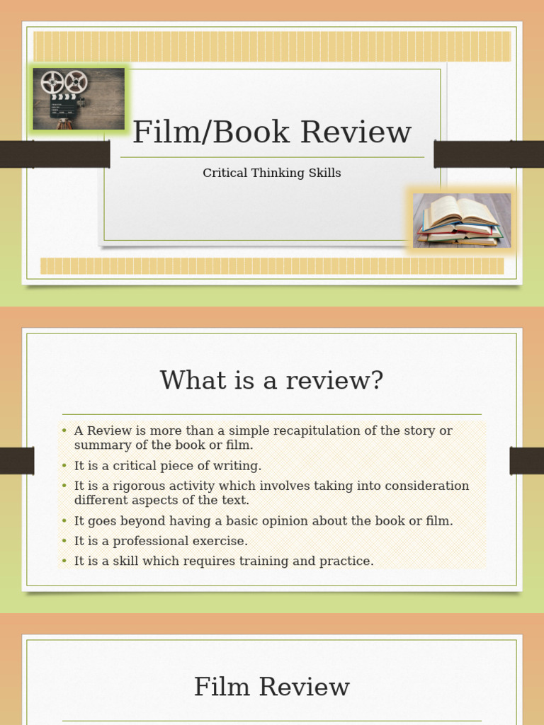 Guide to Writing Film and Book Reviews | PDF | Books