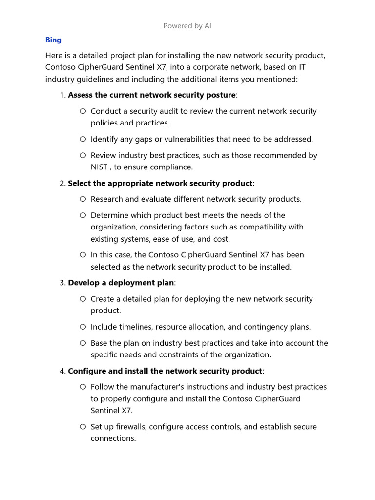 Contoso CipherGuard Deployment Plan | PDF | Computing | Information ...