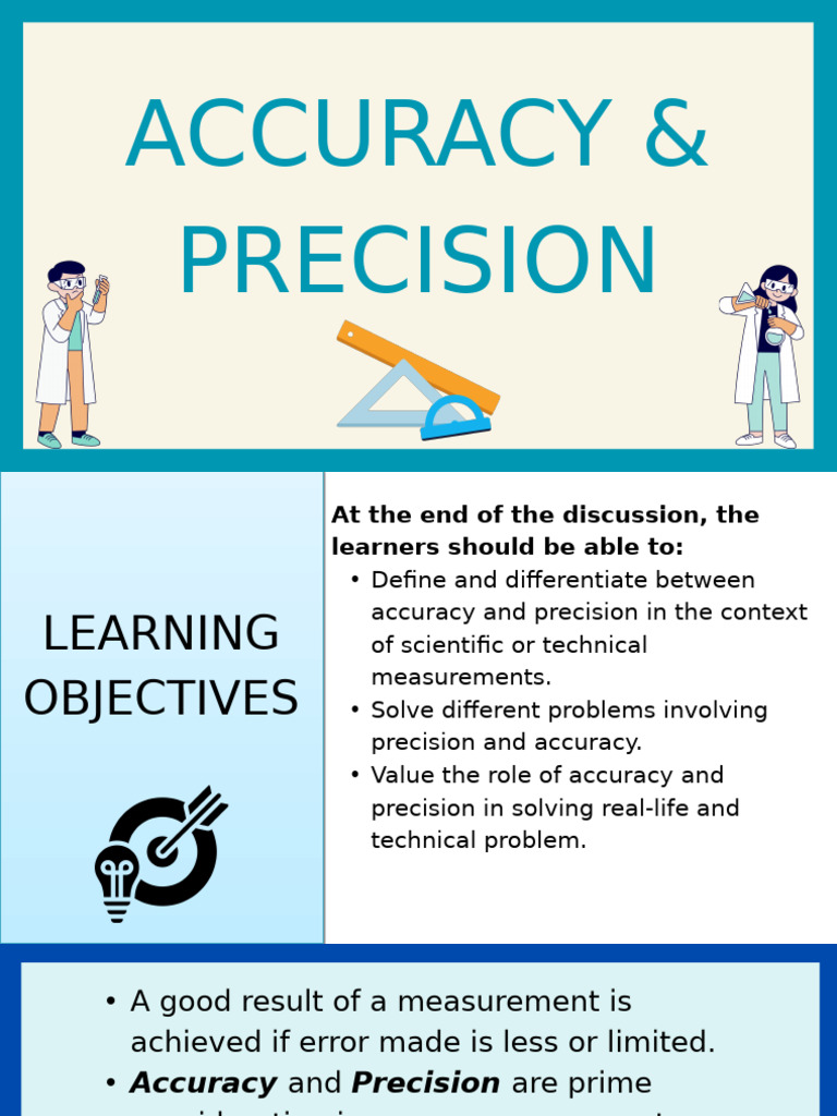 Accuracy and Precision 095950 | PDF | Accuracy And Precision | Observational Error