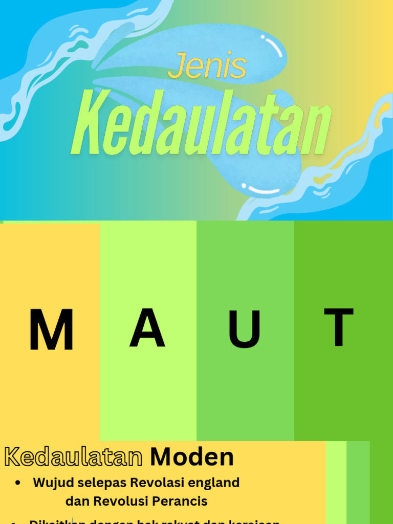 Jenis Kedaulatan | PDF