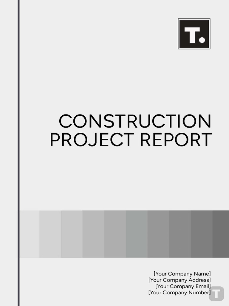 CPRT - Construction Project Report Template | PDF | Supply Chain | Waste Management