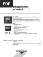Mettler Toledo M400 Transmitter Overview | PDF | Sensor | Calibration